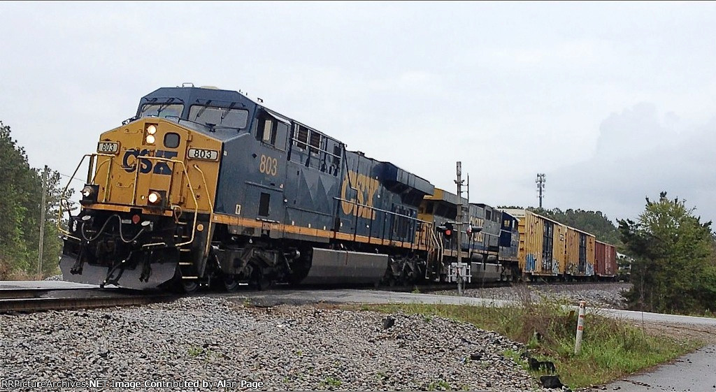 CSX ES44AH 803 and AC44CW 602